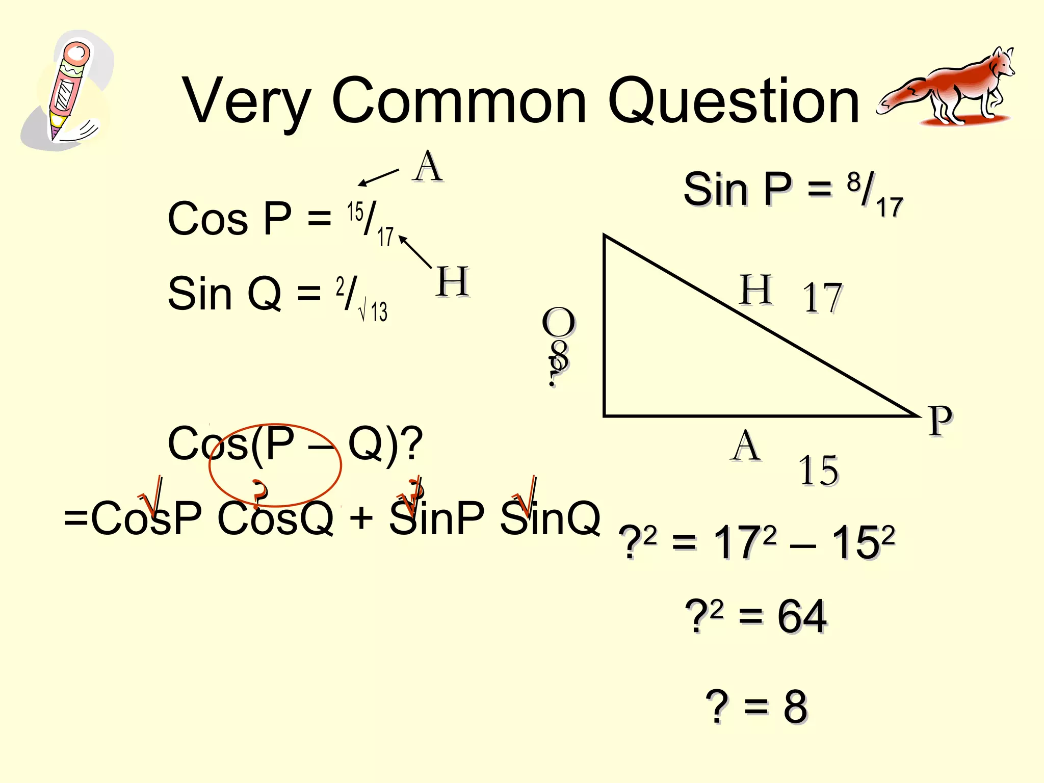 Compound angle formulae intro | PPT