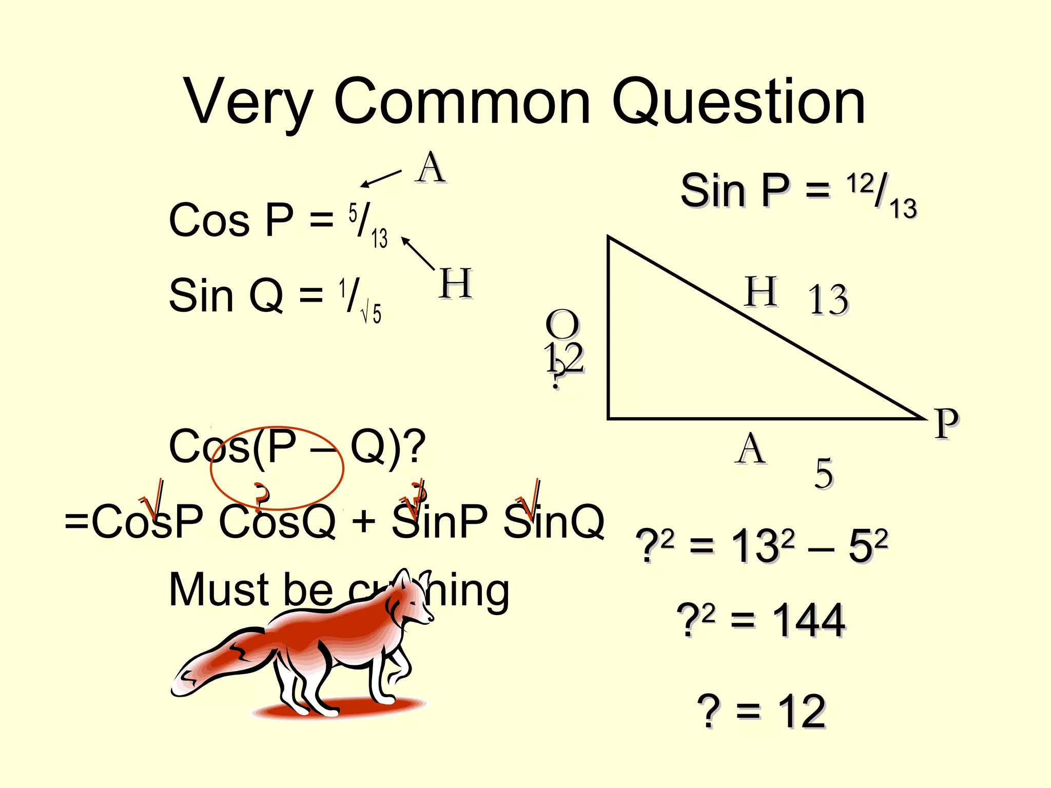 Compound angle formulae intro | PPT