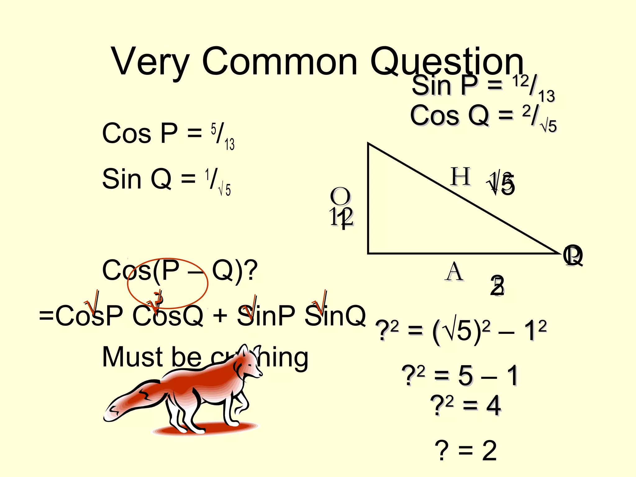 Compound angle formulae intro | PPT