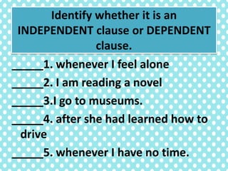 Compound complex | PPTX