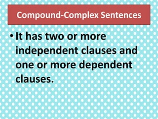 Compound complex | PPTX