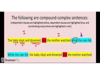 Compound complex sentence | PPT