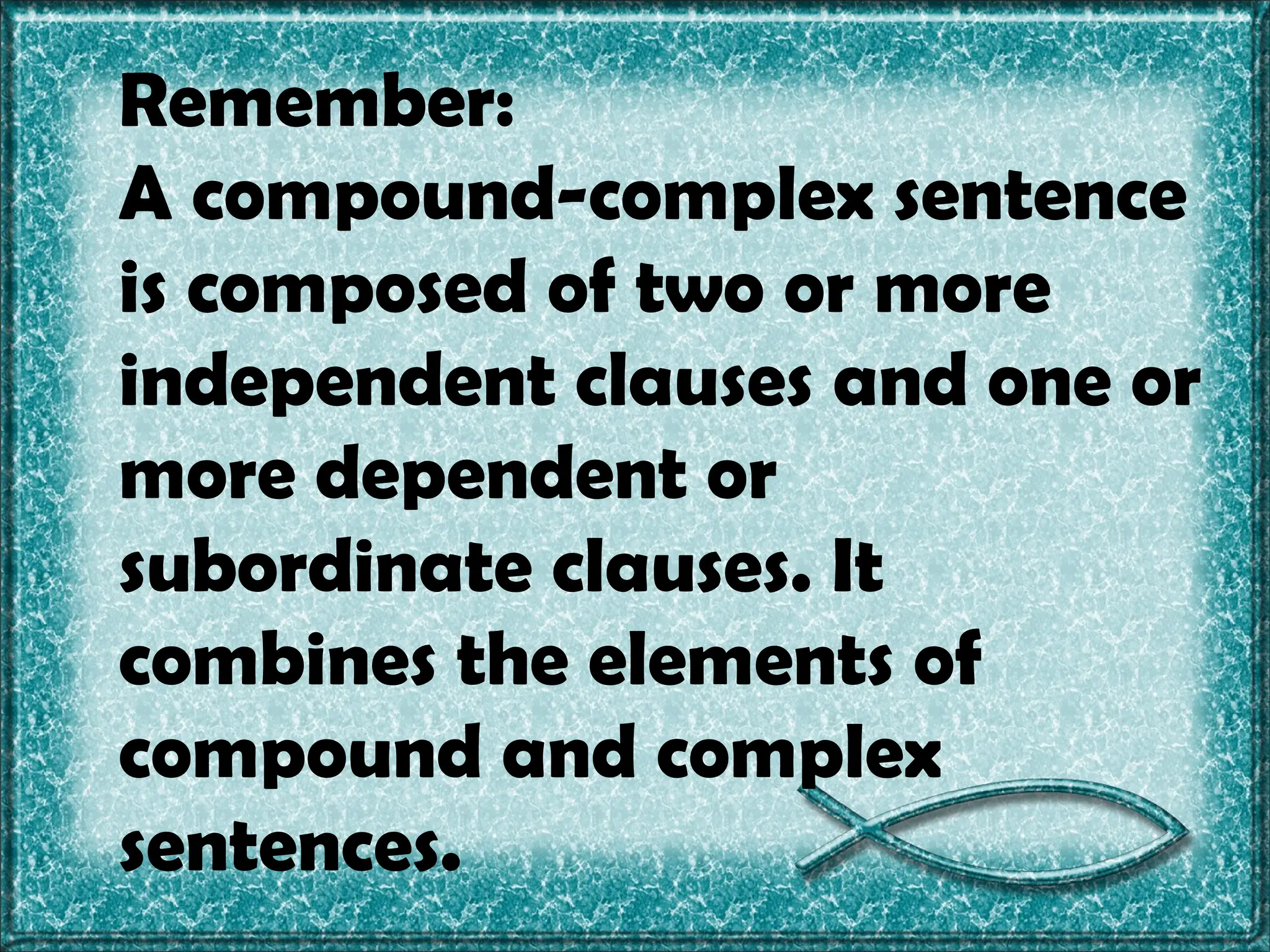 COMPOUND and COMPLEX SENTENCE.pptx grade 6 | PPTX