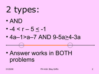 Compound Inequalities | PPT