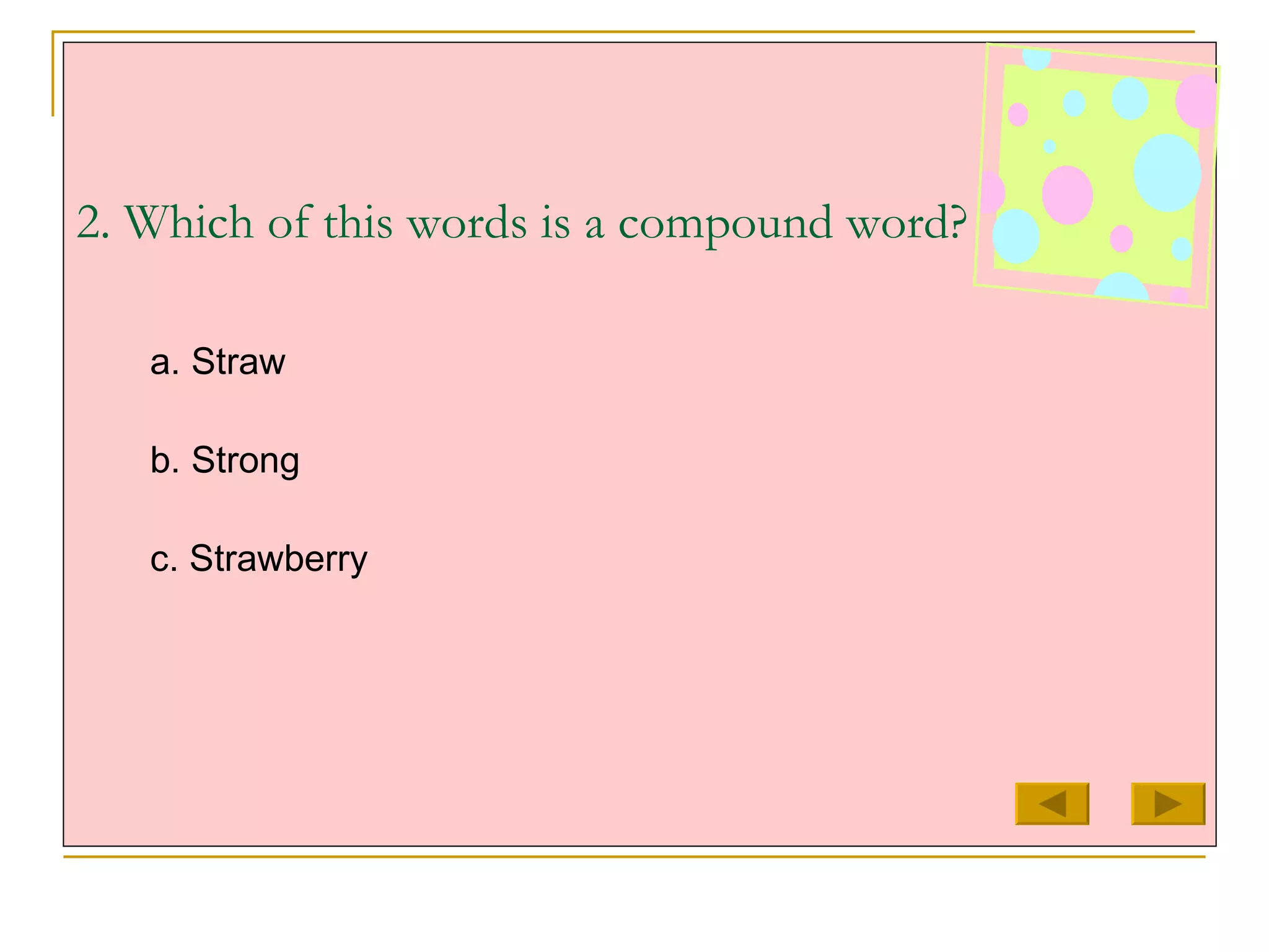Compound Words Module | PPT