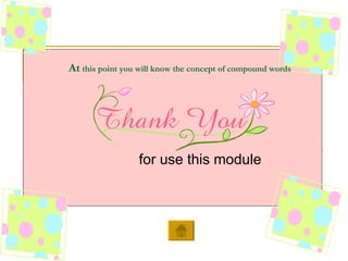 Compound Words Module | PPT