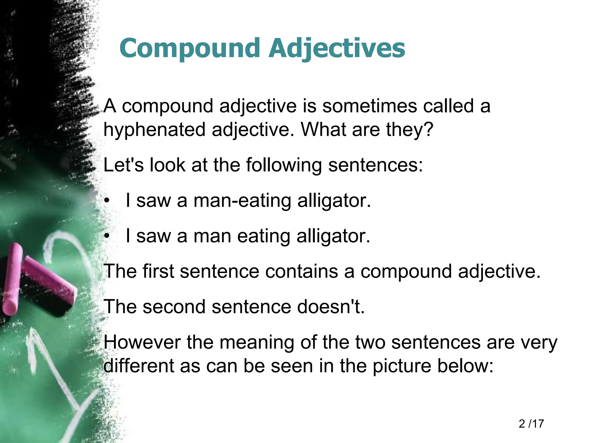 Compound Adjectives.pptx presentation English | PPTX