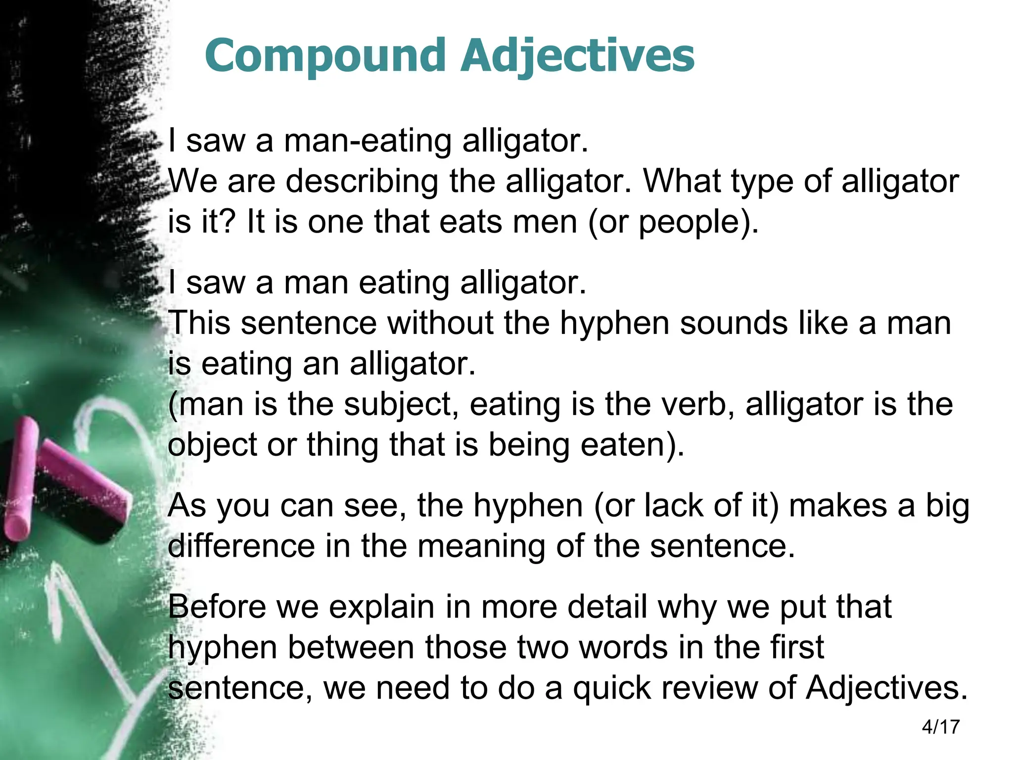 Compound Adjectives.pptx presentation English | PPTX