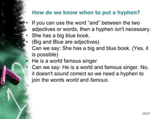 Compound Adjectives.pptx presentation English | PPTX