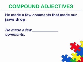 Compound adjectives c1 | PPT
