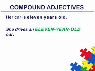 Compound adjectives c1 | PPT