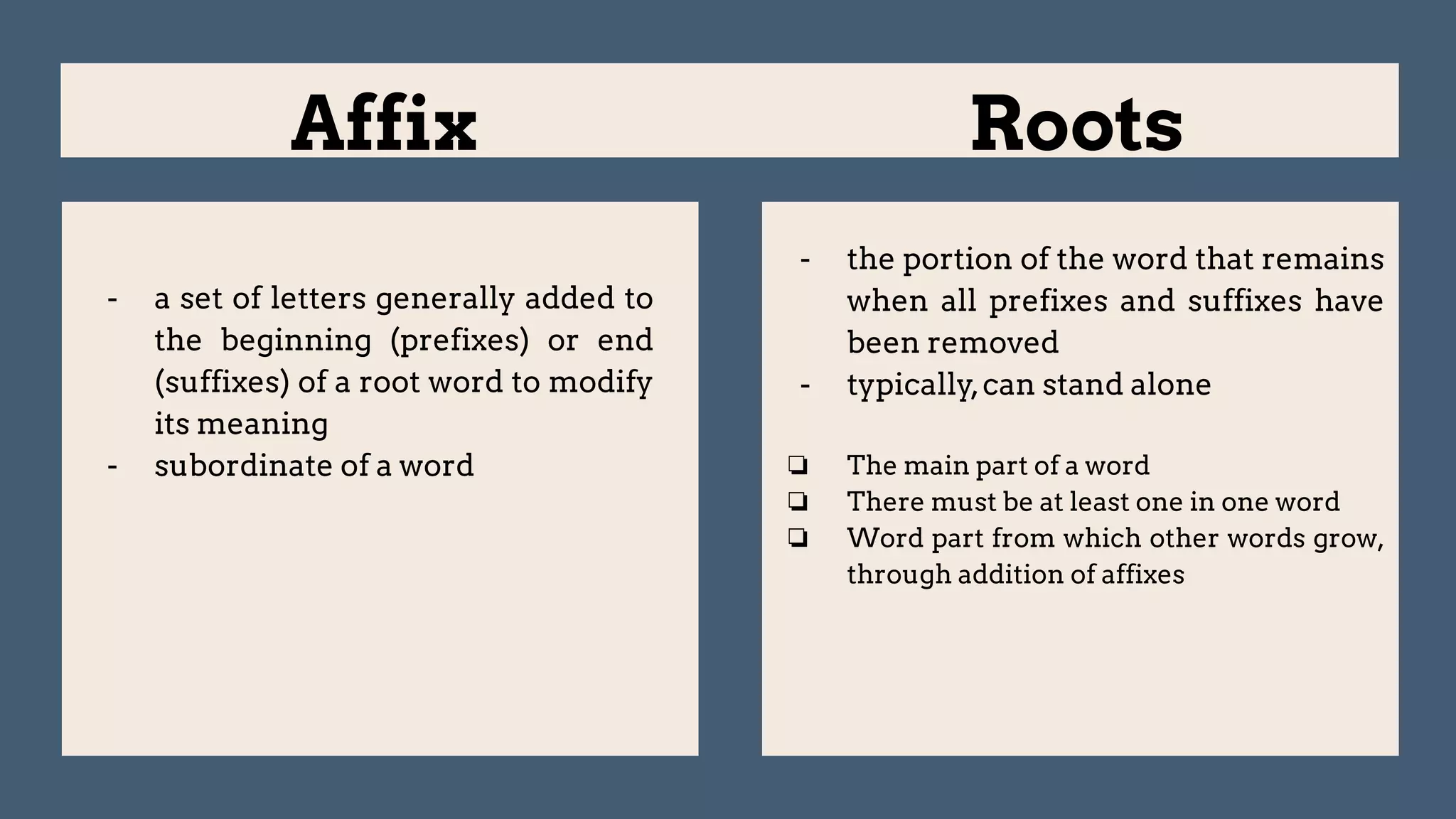 Compound & Affixed words | PDF