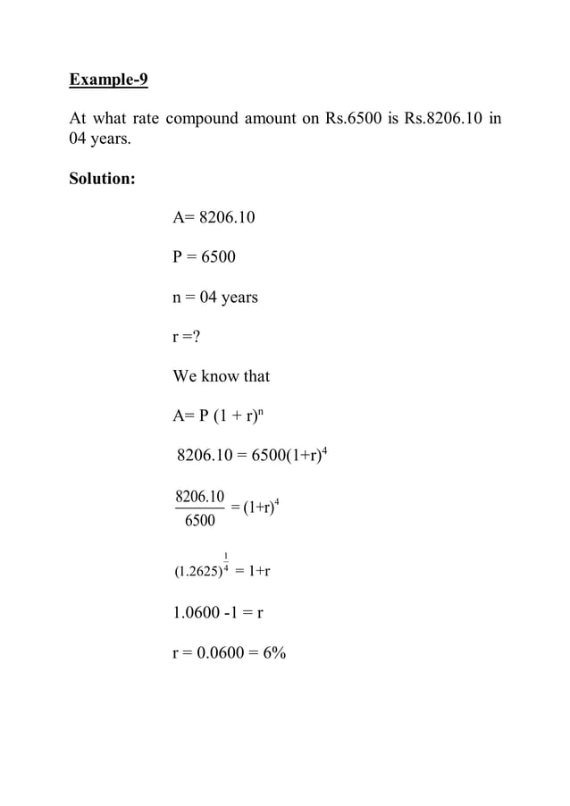Compound amount and interest | DOCX