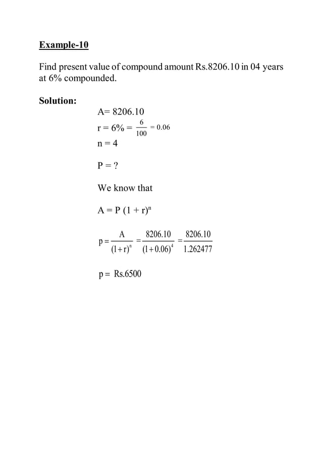 Compound amount and interest | DOCX
