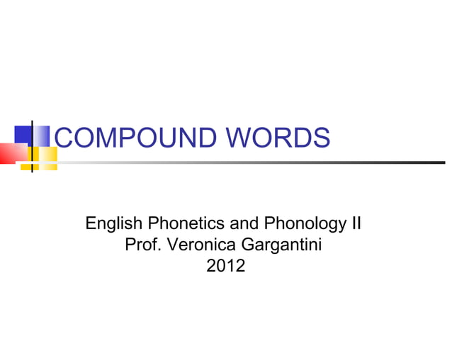 Compoundanalysis (1) | PPT