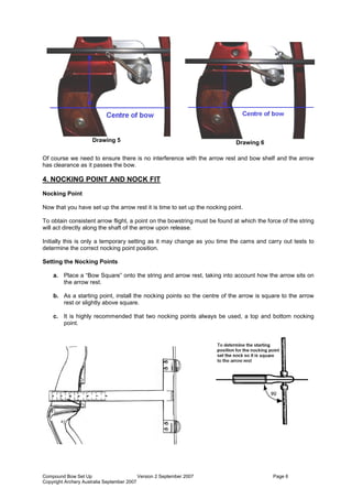 Equipment Set Up Compound Bow | PDF