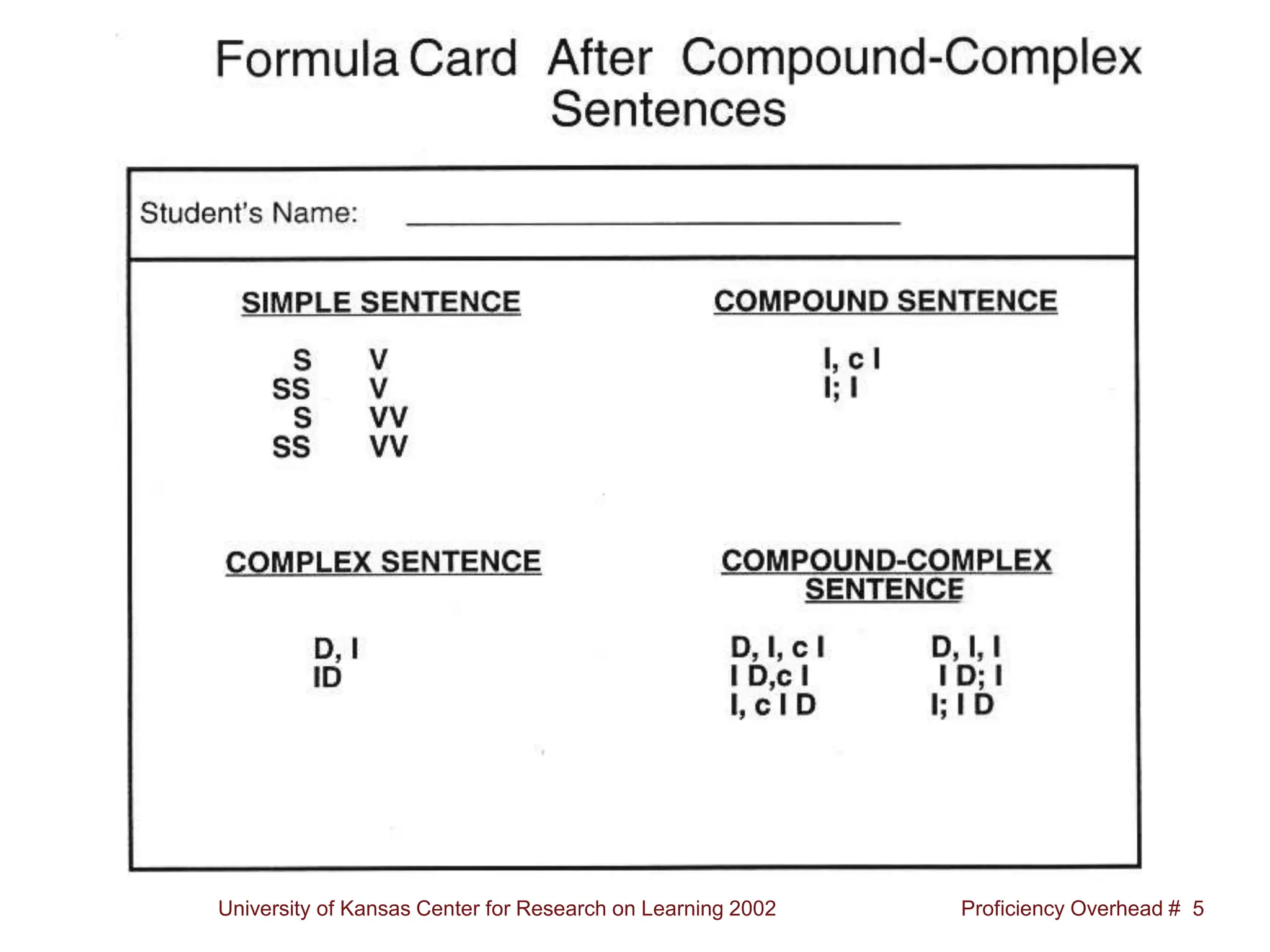 Compound Complex Sentences Direct Instruction | PPT