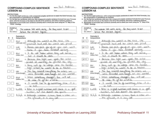 Compound Complex Sentences Direct Instruction | PPT