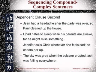 Compound Complex Sentences Direct Instruction | PPT