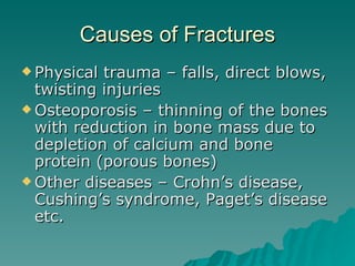 Compound Fracture, Impacted Fracture, Greenstick Fracture | PPT