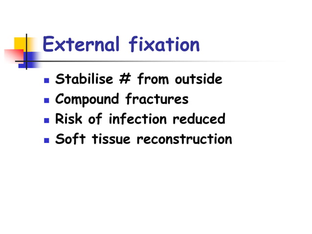 COMPOUND FRACTURES principles and management | PPT