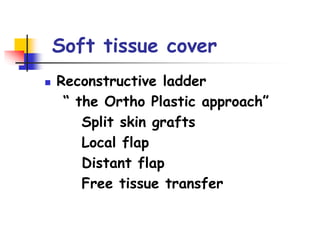 COMPOUND FRACTURES principles and management | PPT