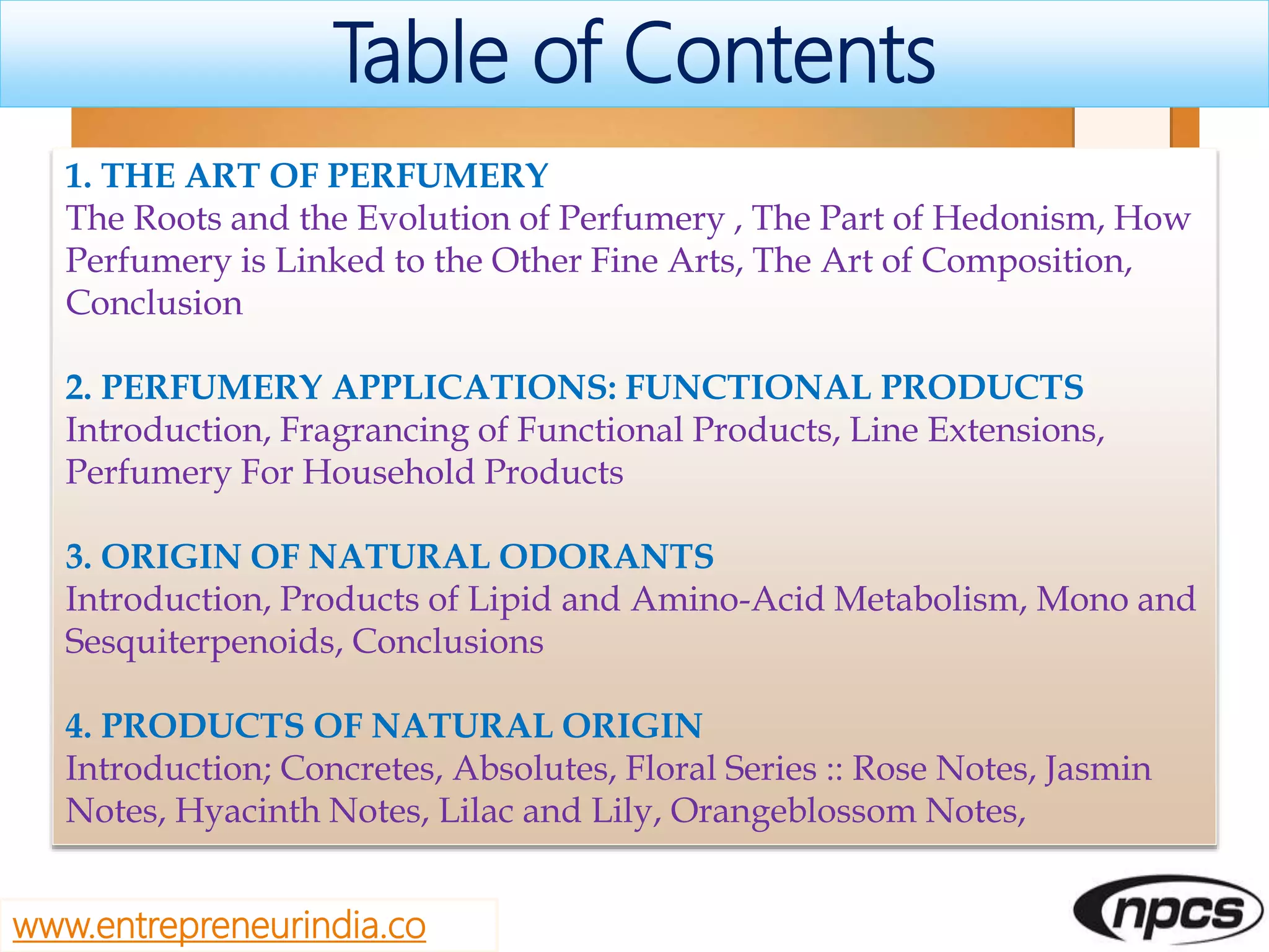 Compounding, Formulation and Production of Perfumes, Flavors and ...