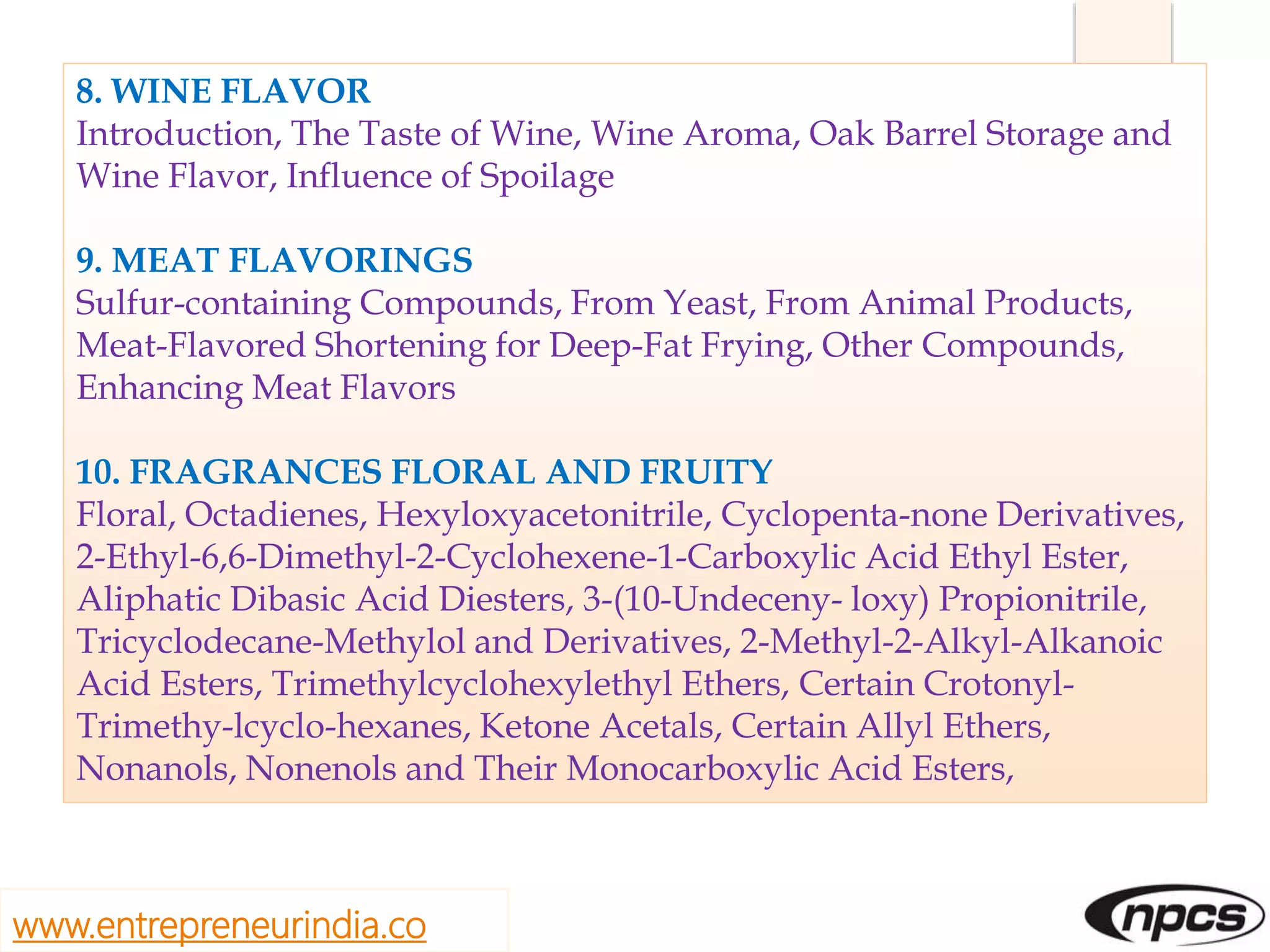 Compounding, Formulation and Production of Perfumes, Flavors and ...