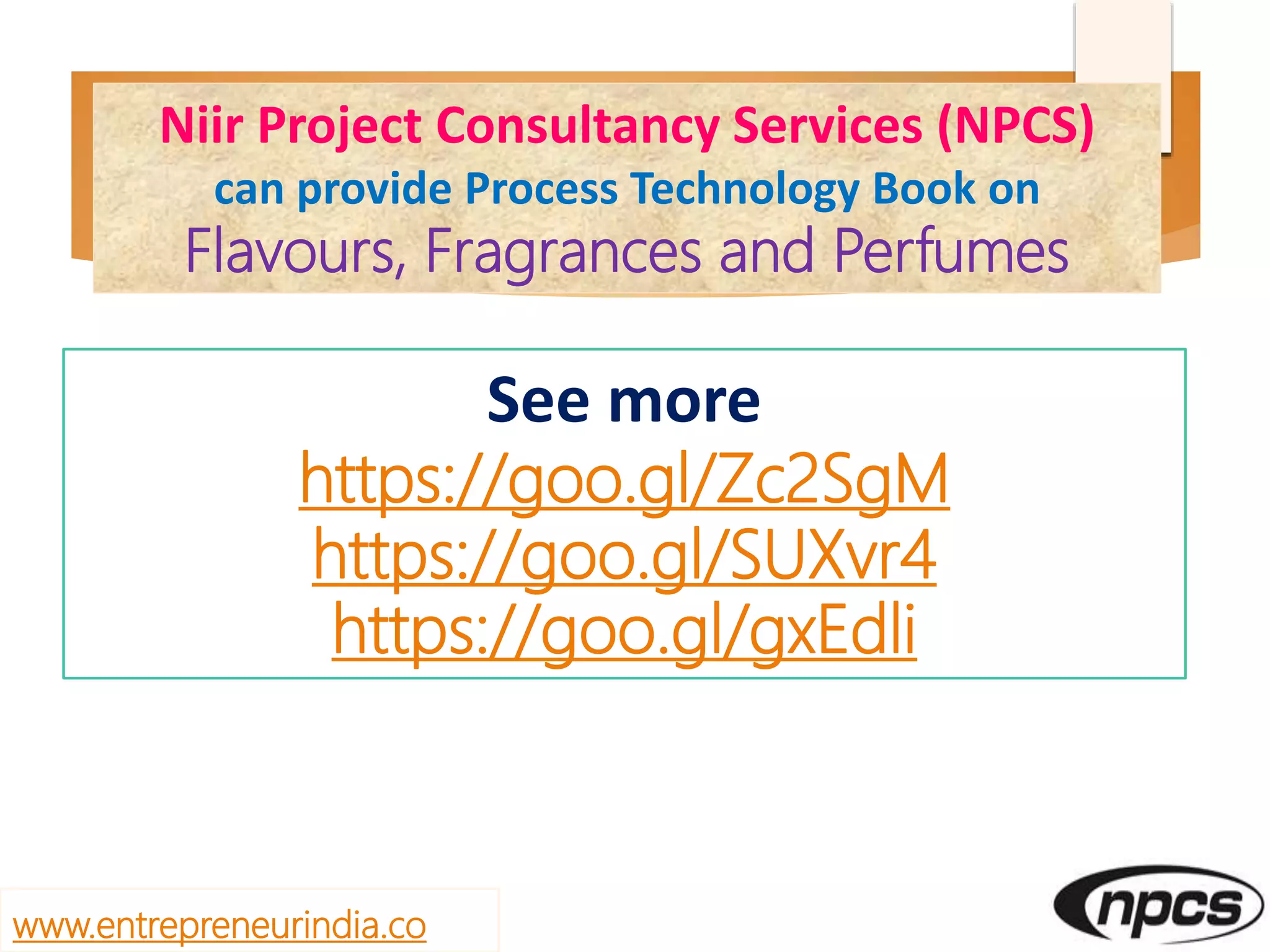 Compounding, Formulation and Production of Perfumes, Flavors and ...