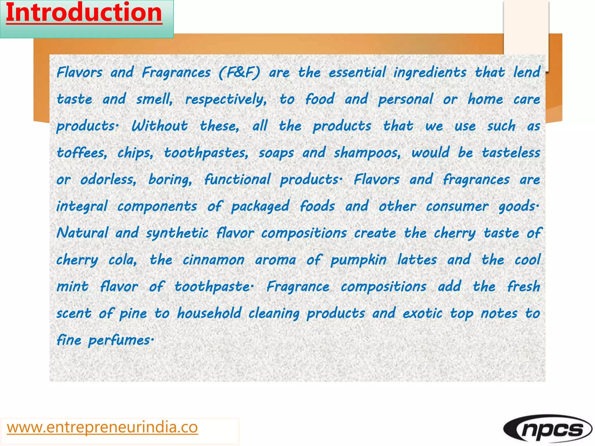 Compounding, Formulation and Production of Perfumes, Flavors and ...
