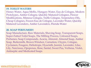 Compounding, Formulation and Production of Perfumes, Flavors and ...