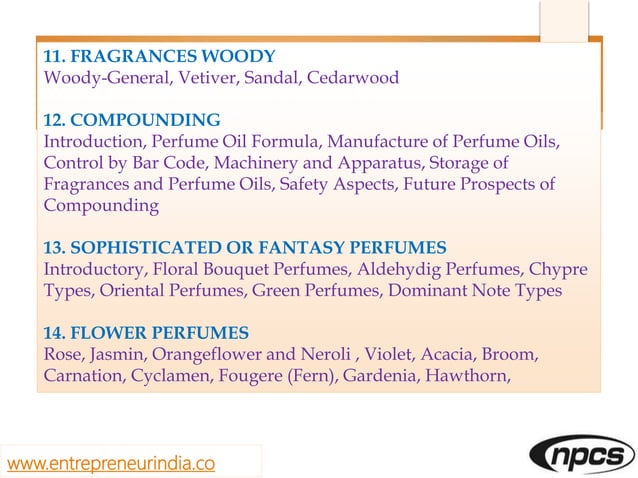 Compounding, Formulation and Production of Perfumes, Flavors and ...