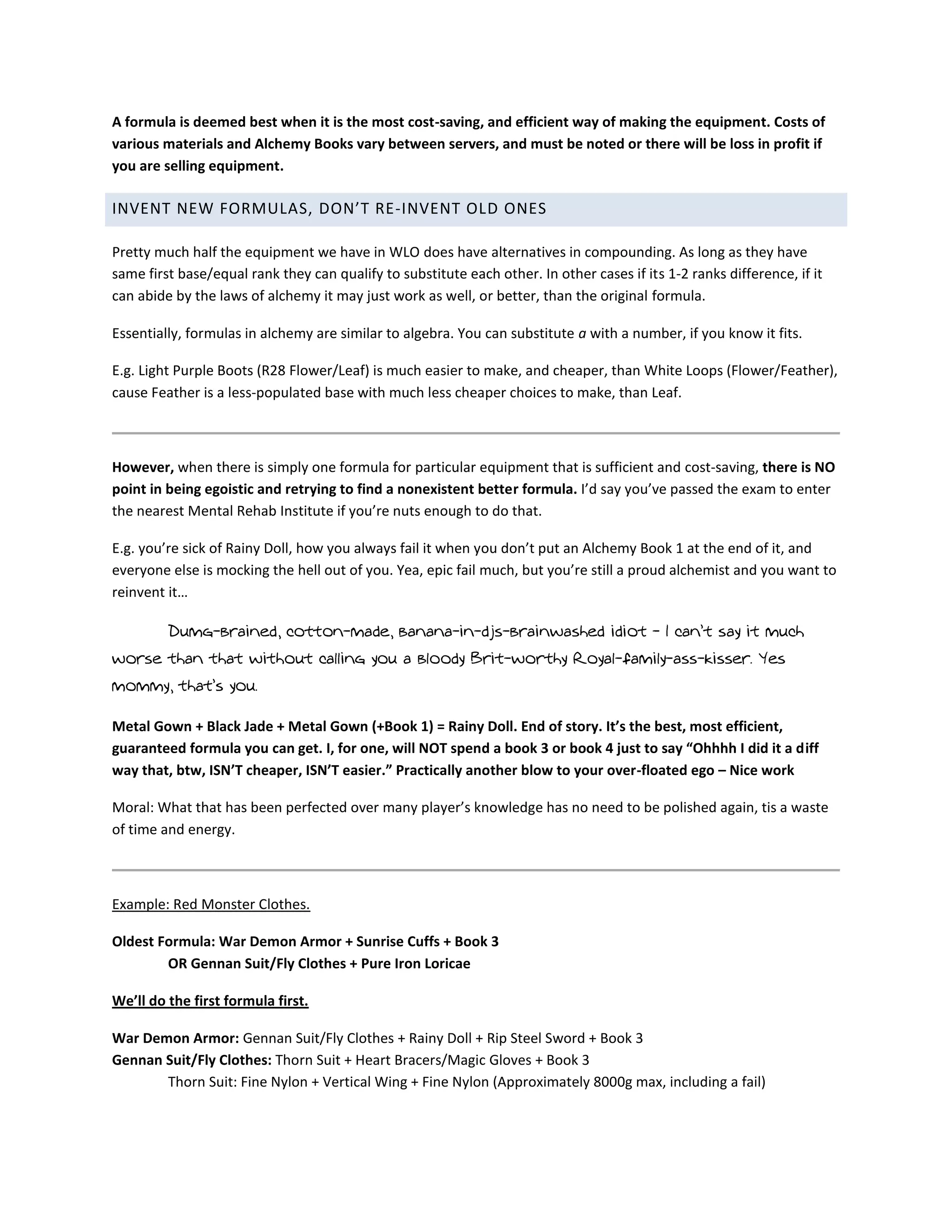 Compounding Guide In Wlo | PDF