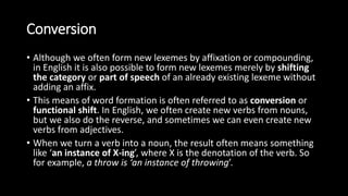 Compounding & Minor Processes in Morphology.pptx