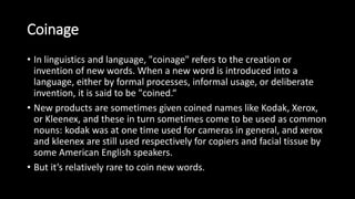 Compounding & Minor Processes in Morphology.pptx