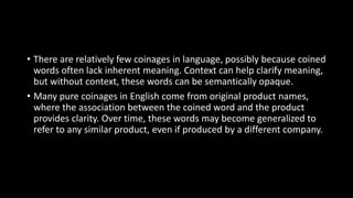 Compounding & Minor Processes in Morphology.pptx