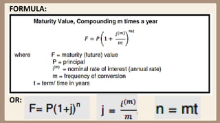 Compounding More than Once a Year week2.pptx | Stocks and Bonds ...