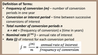 Compounding More than Once a Year week2.pptx | Stocks and Bonds ...