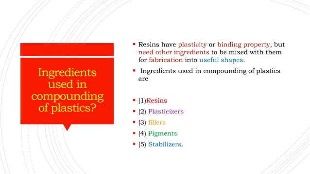 Compounding of plastics | PPTX