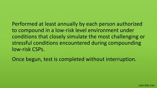 Compounding personnel | PPTX