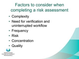 Introduction to NAPRA Model Standards for Pharmacy Compounding | PPTX