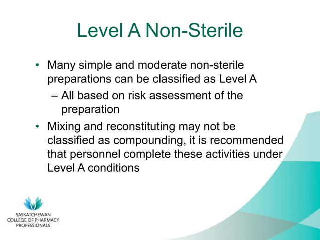 Introduction to NAPRA Model Standards for Pharmacy Compounding | PPTX