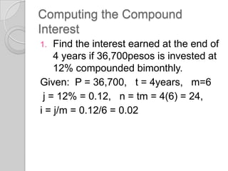 Compound interest | PPT