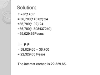 Compound interest | PPT