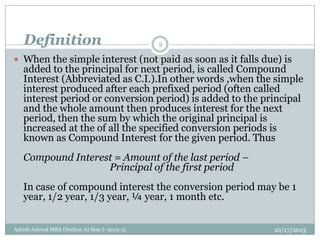 Compound Interest | PPT