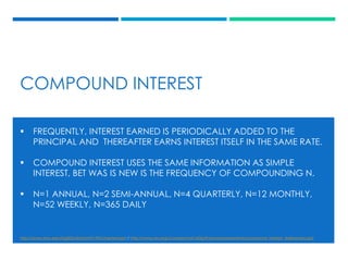 Compound interest | PPTX