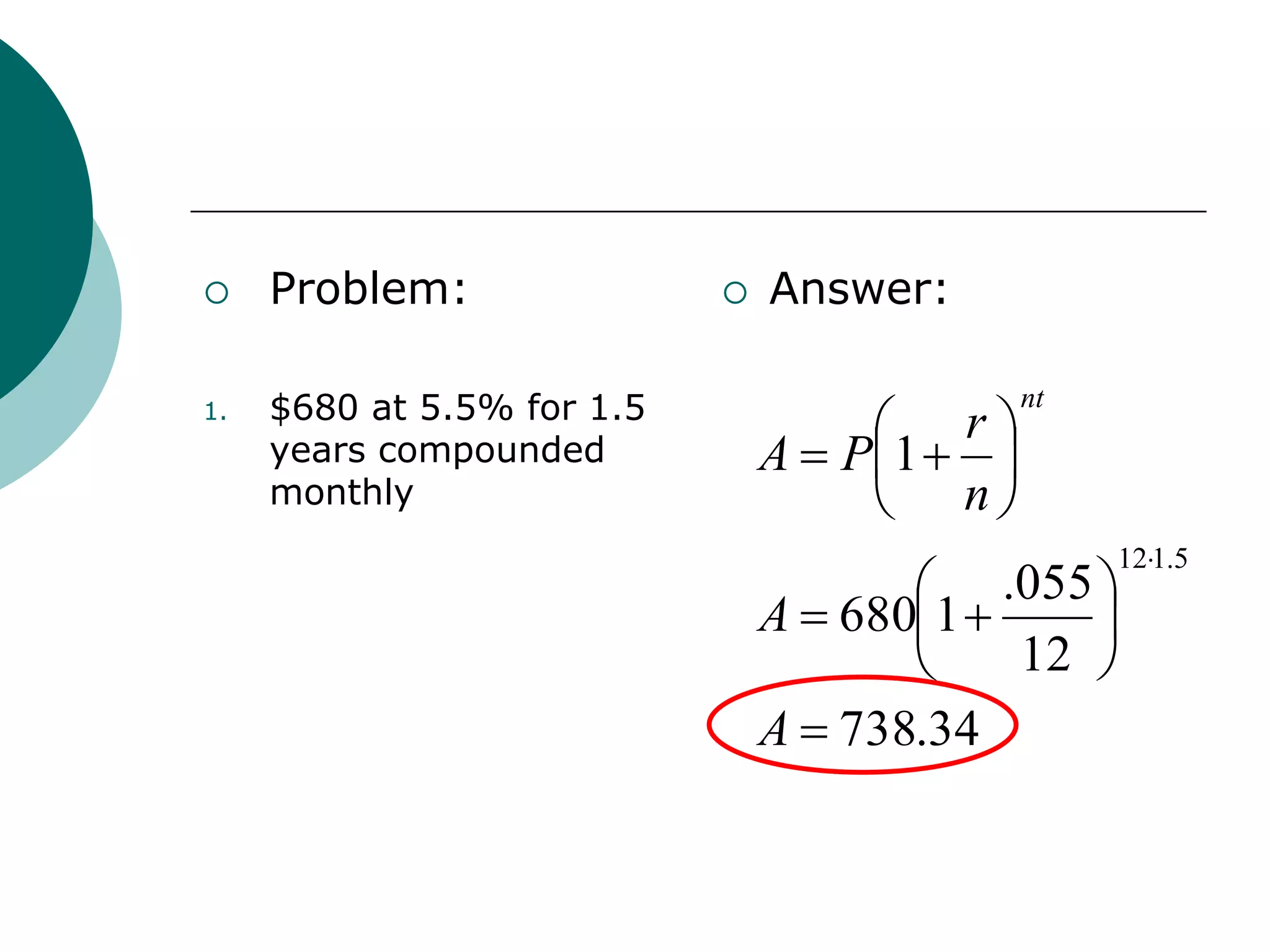 Compound interest | PPT | Stocks and Bonds | Personal Investing
