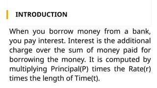 COMPOUND INTEREST and interest .pptx