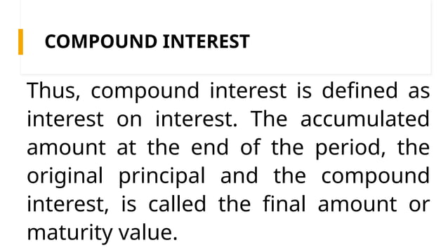 COMPOUND INTEREST and interest .pptx