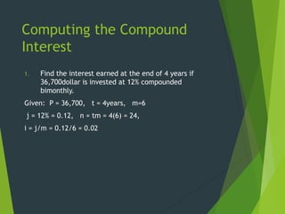 Compound interest(1) | PPTX